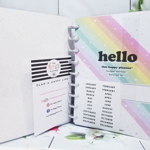 The Happy Planner | Other | Budget Undated Classic Size Planner Happy ...